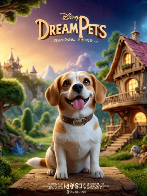 DreamPets AI Pet Portrait - style thumbnail - Movie Star